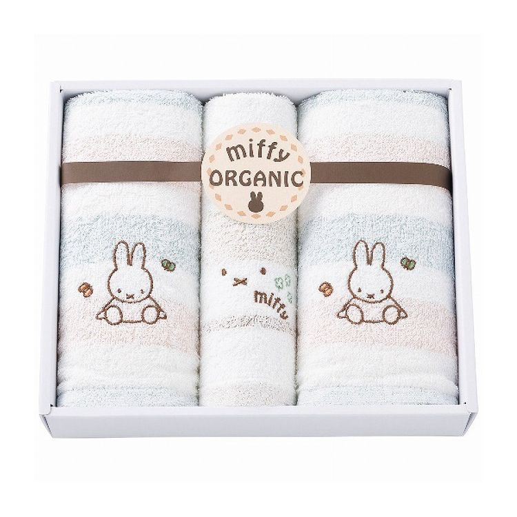 【商品特徴】オーガニックコットンを使用したタオルギフト。【製造者】西川【箱サイズ（cm）】27×23×6cm【現品サイズ・内容】34×80cmフェイスタオル2枚・34×35cmウォッシュタオル1枚・パイル:綿100％(オーガニックコットン)...