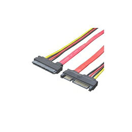 SATA+電源ケーブル(オス-メス)【配送について】こちらはメール便での発送となります。メール便でのお届はポストインです。下記の事項は対応できませんのでご確認ください。■時間指定・到着日指定はできません。■代金引き換えでのお支払いはできませ...