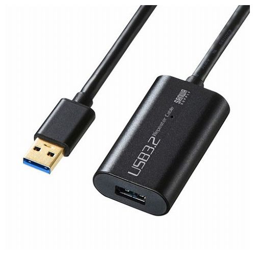 【商品特長】●USB2.0の約10倍(5Gbps)の転送速度に対応したUSB3.2Gen1(USB3.1/3.0)アクティブリピーターケーブルです。●USB3.2Gen1(USB3.1/3.0)のスーパースピードモード(5Gbps)[規格値...