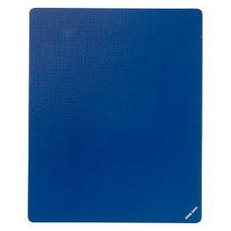 サイズで選ぶマウスパッド。Mサイズ、ブルー。[仕様]■カラー:ブルー■サイズ:W170×D210×H0.5mm■材質:再生PET■パッケージサイズ:W175×D1×H255mm＜使用上の注意＞マウスパッドの汚れは、柔らかい布で拭いてください...