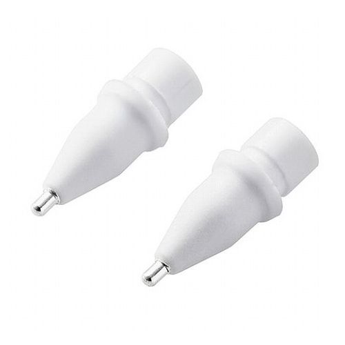 【商品特長】■ApplePencilの交換ペン先です。第1世代、第2世代両方に使用可能です。■太さ1mmの極細ペン先で視界を邪魔せず、ペン自体を傾けても接地点が見えやすく細かい描写に最適です。■ペン先は、耐久性に優れ摩耗しにくい金属製素材を...
