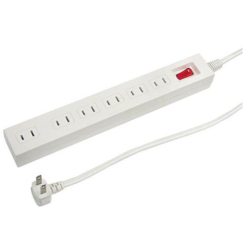 【商品特長】●コードを抜かずに電源をON/OFFできる、節電に便利な集中スイッチ付きです。●差込口間が広く開いている箇所があるのでACアダプターも楽に接続できます。【仕様】●カラー:白●個口数:6●コード長(m):2●最大サージ電圧(V):...