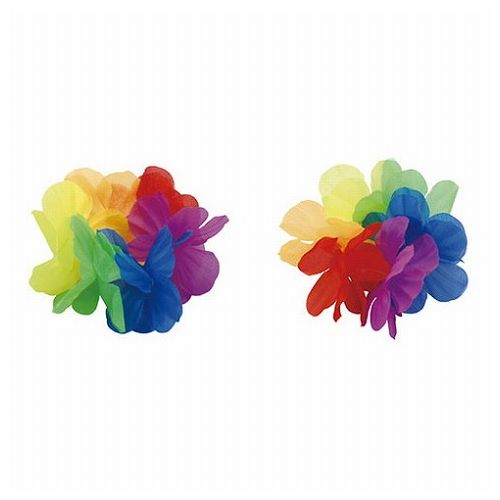 【商品説明】きれいで大きな花びらのうでわ【商品詳細】商品サイズ(単位mm):約φ100×高さ65mmセット内容:全9色2個組重量(g):5g材質:ポリエステル包装サイズ:100x100x5mm生産国:中国【特長】運動会、発表会、イベント、ダ...