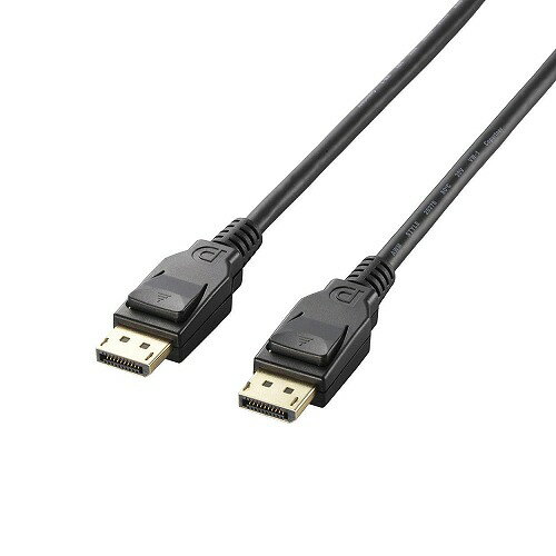 DisplayPort(TM)端子搭載のパソコンなどと、ディスプレイなどを接続し、映像信号と音声信号を伝送できるDisplayPort(TM)ケーブルです。 DisplayPort規格Ver1.2a認証済みの正規認証ケーブルです。 1本のケ...