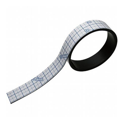 はく離紙に方眼が印刷されてますので、ハサミなどで簡単カット。粘着剤付面に掲示物を貼り、磁石面をスチール面にピタッ! ハサミやカッターで自由に切れます。 ポスター・オフィスやご家庭でのメモ止め等に便利です素材 : マグネットシート生産国 : ...