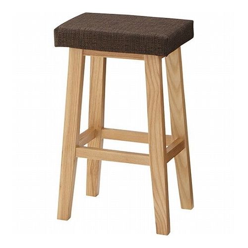 より良いくらしのために。東谷のLIGHT FURNITURE/バンビ ハイスツールサイズ:W36×D26×H60cm素材:天然木(アッシュ) ウレタン塗装 ポリエステル組立:完成品静的耐荷重:80kg原産地:中国サイズ：幅27×高さ62×奥...