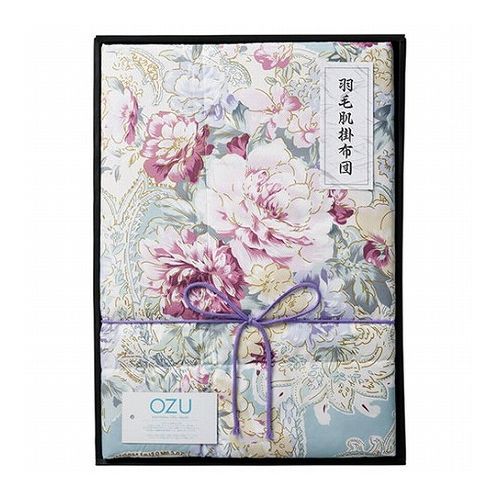 OZU 羽毛肌掛けふとん【商品説明】古代からの大阪泉州の港町「OZU:小津(おづ)」として栄えてきた「泉大津」で作られた寝具です。【商品詳細】メーカー型番:OZF-121色柄:ブルー内容物:ふとん(約1500×2100mm)×1材質:側地:...