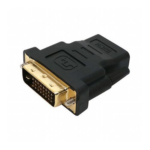 HDMIケーブルをディスプレイやプロジェクターなどのDVI端子に。接続できるようにする変換コネクタ【商品説明】■HDMIをDVIに変換するアダプタDVI端子搭載のディスプレイやプロジェクターにHDMIケーブルを接続できます。お手持ちのディス...