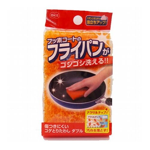 傷つけない コゲとりたわし ダブル傷つけない コゲとりたわし ダブル商品サイズ(約) : 11×7×2cm素材 : ナイロン・ポリエステル不織布(合成ゴム・アクリル樹脂加工)生産国 : 日本【代引きについて】こちらの商品は、代引きでの出荷は...