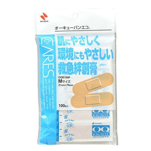 肌にやさしい救急絆創膏特長●Mサイズ●肌にやさしい救急絆創膏仕様●Mサイズ●100枚入り●生産国:日本メーカー名：ニチバン原産国：日本【代引きについて】こちらの商品は、代引きでの出荷は受け付けておりません。【送料について】北海道、沖縄、離島...