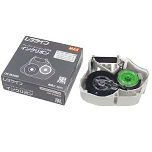 レタツイン用インクリボン黒LM-IR340B特長●LM-340T・340T/W・390T・390T/W専用のインクリボンです。仕様●インクリボン黒●生産国:中国メーカー名：MAX【代引きについて】こちらの商品は、代引きでの出荷は受け付けてお...