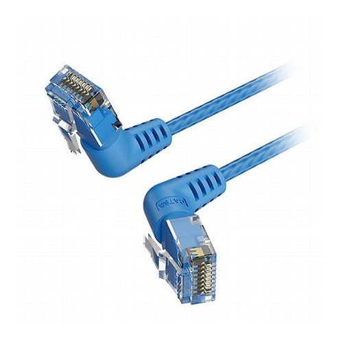 Cat.6aLANケーブルUTP直角コネクタ360°スイングタイプブルー1.5mブルー特長モデル:IBOカラー:ブルーインターフェイス:RJ45電気めっき加工:金メッキデータ転送速度:10Gbpsコンダクター:無酸素銅ジャケット:PVCワイ...