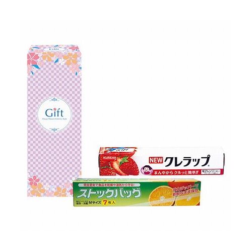 ロイヤルスタイルキッチンセット商品特徴暮らしに役立つクレラップと保存バッグのキッチンセット。商品仕様メーカー型番:ZSW-45内容物:クレラップ(22cm×10m)・ストックバッグ(M7枚)×各1生産国:日本箱サイズ:約51×100×263...