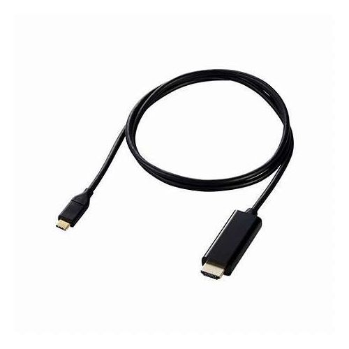 USB Type-C(TM) - HDMI(R)変換ケーブル 1m■HDMI(R)ポート搭載のディスプレイなどに映像を出力できる変換ケーブルです。USB Type-C(TM)ポート搭載スマートフォンなどの映像信号を、HDMIポート搭載ディス...