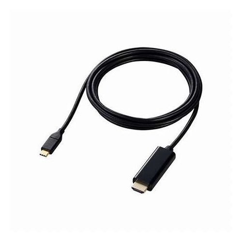 USB Type-C(TM) - HDMI(R)変換ケーブル 2m■HDMI(R)ポート搭載のディスプレイなどに映像を出力できる変換ケーブルです。USB Type-C(TM)ポート搭載スマートフォンなどの映像信号を、HDMIポート搭載ディス...
