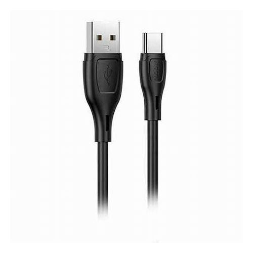 3A対応。絡まりにくい柔軟なシリコン素材のUSB-A to Type-Cケーブル 1m ブラックhoco X61 Type-Cシリコンケーブルは、USB-A to Type-C接続に対応した充電およびデータ転送ケーブルです。約1mの長さで、...