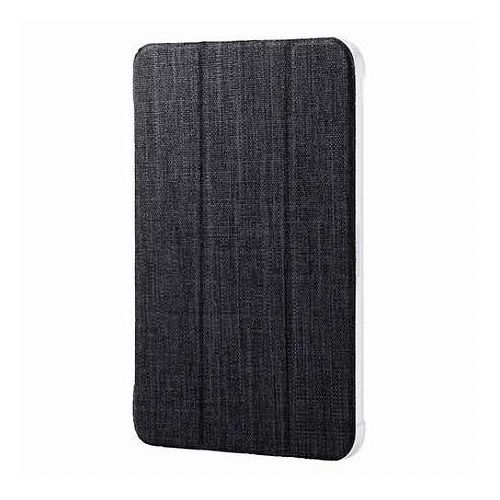iPad mini(A17 Pro) フラップケース 薄型軽量 ファブリック 背面クリア ブラック■どんなシーンにも使いやすいファブリック生地を採用!軽さを重視する人におすすめの極限まで薄さにこだわったフラップケースです。■動画視聴やタイピ...