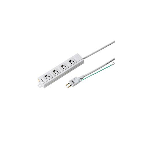 【内容】3P抜け止めの4個口タップです。通電が確認できるランプ付きです。裏面にマグネットが付いていますので、スチールのデスクなどに仮固定することができます。差し込み部にユリア樹脂材を使用しており、熱に強い構造となっております。アース接続でき...