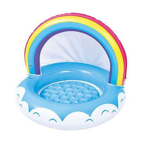お子様1名が楽しめるプールです底面がクッションになっていますので、お子様も楽しめます●対象年齢:3歳以上●膨らましサイズ:約99×19cm●素材:PVC(塩化ビニール樹脂)●保証期間:初期不良対応●生産国:中国【使用方法】・膨らませ時には、...
