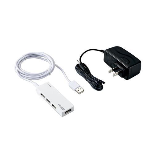 ●インターフェイス:USB2.0●コネクタ形状:パソコン側(アップストリームポート):USB Ax1/周辺機器側(ダウンストリームポート):USB Ax4●対応OS:Windows10、Windows 8.1、Windows 7、Windo...