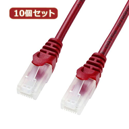 ●色:レッド●ケーブル長:3m●コネクタ形状:RJ-45モールディングコネクタ付(ラッチカバー付き)●ケーブル構造:AWG26より線ツイストペアケーブル、ストレート全結線●ケーブル直径:4.9mm●対応伝送帯域:エンハンスドカテゴリ5(10...