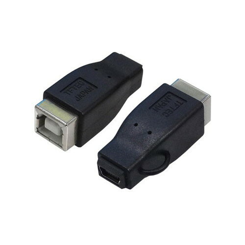 変換プラグUSB B(メス)→miniUSB(メス)【配送について】こちらはメール便での発送となります。メール便でのお届はポストインです。下記の事項は対応できませんのでご確認ください。■時間指定・到着日指定はできません。■代金引き換えでのお...