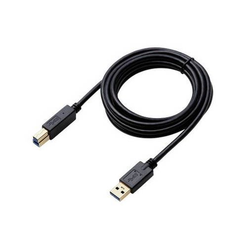 USB3.0(Standard-A)端子をもつ外付け用ハードディスク録画対応テレビと、USB3.0(Standard-B)端子を持つ外付けハードディスクドライブなどの機器を接続できるUSB3.0ケーブルです。USB3.0の規格である「Cer...