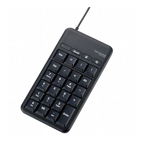 ●Excel、電卓ソフト、インターネットブラウザをボタン一つで起動できる3種のホットキーが付いたUSBテンキーパッドです。●マウスなどのUSB機器を2台まで接続できる2ポートUSB2.0ハブが付いています。●Excelに便利な[Esc]キー...