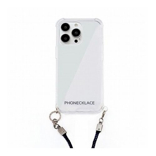 【商品特長】柔らかくてねじれのない8打ちロープストラップPHONECKLACE「チェーンショルダーストラップ付きクリアケース」は、肩や首からiPhoneをかけることができるクロスボディケースです。●iPhoneをウェアラブルに付属のロングス...