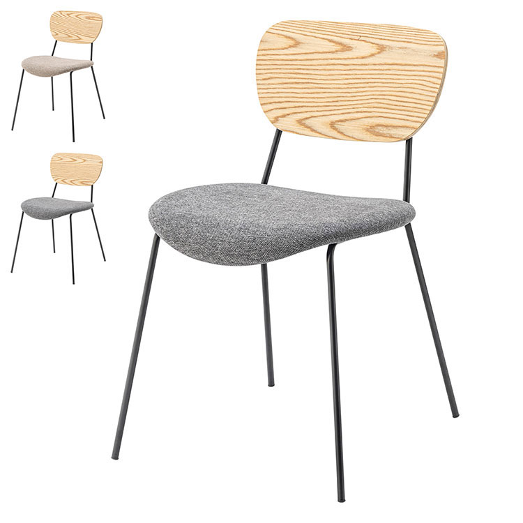 ■商品サイズ幅48×奥行55×高さ75×座面高さ46cm■素材天然木化粧合板(アッシュ) ウレタン塗装 スチール(粉体塗装) ポリエステル■生産国中国【代引きについて】こちらの商品は、代引きでの出荷は受け付けておりません。【送料について】北...