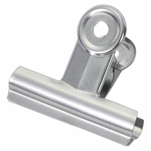 ベロス ステンレスメダマクリップ ダイ STC-401JANコード：4976512000080【仕様】100%ステンレス製【特長】サビに強く水廻りに最適【とじ枚数】約150枚サビに強い!! ステンレス目玉クリップ 大 1P STC-401サ...