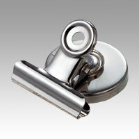 クリップ巾：32mm。磁石径：28mm。耐荷重：約0.4kg。【送料について】北海道、沖縄、離島は送料を頂きます。
