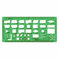 耐衝撃性アクリル製（JISX012に準拠）。フローチャート。横×縦×厚：230×106×1mm。【送料について】北海道、沖縄、離島は送料を頂きます。