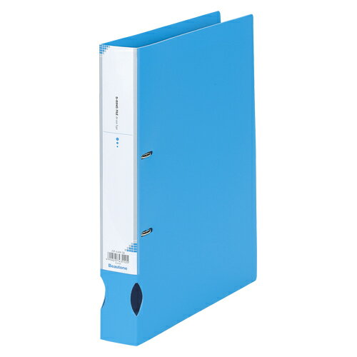 ポケットリフィールがはみ出さない幅広表紙。名刺が入るカット付内ポケット。メーカー名：ビュートンリングファイル内ポケット付規格：A4-S適正収容数：300枚背幅：43mm色：スカイブルー材質：表紙=ポリプロピレン表紙厚：1.2mm外形寸法：縦...