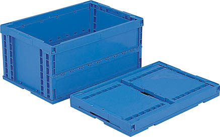 折りたたみコンテナー未使用時のコンテナー保管スペースは意外と膨大なもの、物流産業資材トップメーカーのサンコーが、オリタタミ機構、サンクレット機構を駆使してお客様の物流コストの低減、流通の合理化、効率化をサポートします。●オリコンP75B-S...