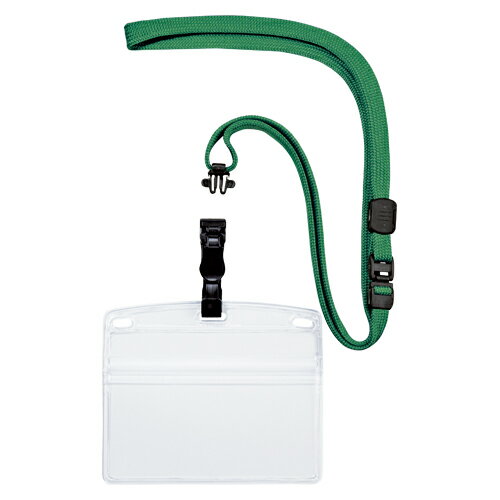 ●名刺よりのひと回り大きいワイドタイプ。ケースはチャック付。●安全パーツ・長さ調整機能付き。●ストラップのケースへの取り付けはフック式で簡単取り付けで外れにくいタイプです。●強力クリップで胸ポケットにしっかり固定ができます。【送料について】...