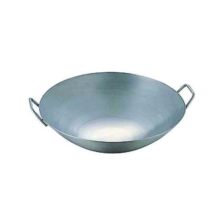 カンダ ?極厚チタン両手中華鍋 42cm 001127JANコード：4949362991341規格：規格42cmサイズ：内径×深さ t=板厚 重量φ420×130mm t=2.5mm 1700gサイズ容量1：φ420×130mm t=2.5...