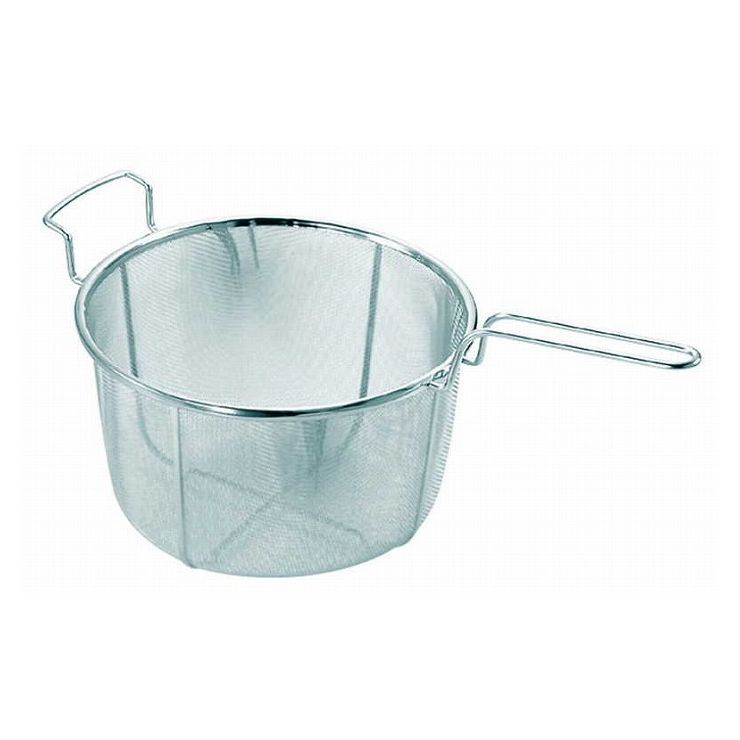 新越ワークス ボイルバスケット 両手 24cm 391021JANコード：4989083311240規格：規格両手24cmサイズ：外径×外寸高さ×柄長φ240×H140×165mmサイズ容量1：φ240×H140×165mm材質：18-8ス...