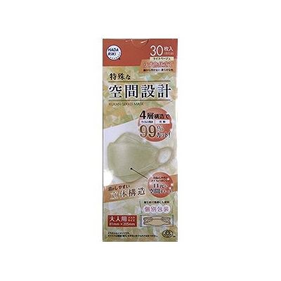 商品概要メーカー：白金製薬商品名：特殊な空間設計マスク4層不織布マスクライトベージュ（30枚入）区分：日用雑貨内容量：30枚商品概要：特殊な空間設計、メイクがつきにくいJANコード：4562256336952商品コード：077304185商...