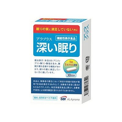 商品概要メーカー：SBIアラプロモ商品名：【軽】アラプラス深い眠り30日分（30カプセル）区分：食品内容量：30カプセル商品概要：【機能性表示食品】眠りの質に満足していない方にJANコード：4589712370329商品コード：078342...