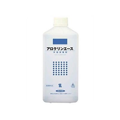 商品概要メーカー：イカリ消毒商品名：アロクリンエース（1000mL）区分：日用雑貨内容量：1000mL商品概要：「アルコール液タイプ手指消毒剤アロクリンエース1L」は、アルコール液タイプの消毒・除菌剤です。JANコード：4906015052...