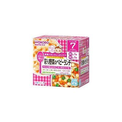 商品概要メーカー：アサヒグループ食品（和光堂）商品名：【軽】栄養マルシェ彩り野菜のベビーランチ（80g×2パック）区分：食品内容量：80g×2パック商品概要：【7か月頃〜】7大アレルゲン不使用。食事バランスしっかりケアJANコード：4987...