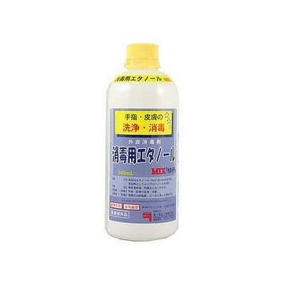 商品概要メーカー：兼一薬品工業商品名：消毒用エタノールMIXカネイチ（500mL）区分：日用雑貨内容量：500mL商品概要：●本剤は外用殺菌消毒剤、原料のエタノールにイソプロパノールを少量添加することで酒税加算額が課されないため、消毒用エタ...