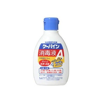 商品概要メーカー：川本産業商品名：ケーパイン消毒液A（75mL）区分：その他内容量：75ml商品概要：色が残らない無色の消毒液です。JANコード：4987601090820商品コード：013108379商品の説明1．色が残らない無色の消毒液...