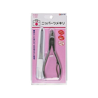 商品概要メーカー：白十字商品名：FCニッパーツメキリ区分：日用雑貨内容量：1個商品概要：○硬化した厚いツメや、足の巻きツメに最適です。○ツメヤスリとセットにしました。JANコード：4987603463264商品コード：009415055商品...