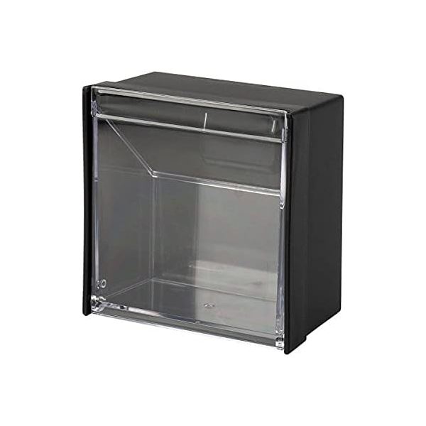 ■サイズ・色違い・関連商品■ホワイト■ブラック[当ページ]■商品内容【ご注意事項】この商品は下記内容×15セットでお届けします。マグネットで壁面にくっつけたまま小物を出し入れできる蓋付き収納ケース。クリップや輪ゴムなどの収納に。【注意事項】...