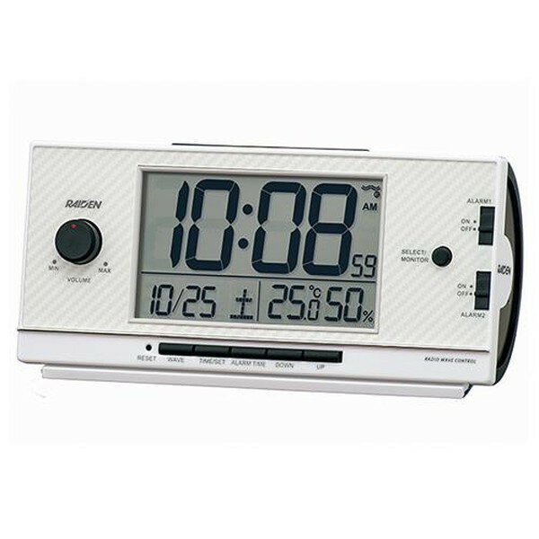 ●メーカー…セイコー（SEIKO）●型番…NR 539W●サイズ（mm）…167（W）×57（D）×77（H）mm●重量…280g●周波数…40/60kHz自動選局●電源…単三アルカリ乾電池×3本※モニター用電池としてマンガン電池×3本付属...