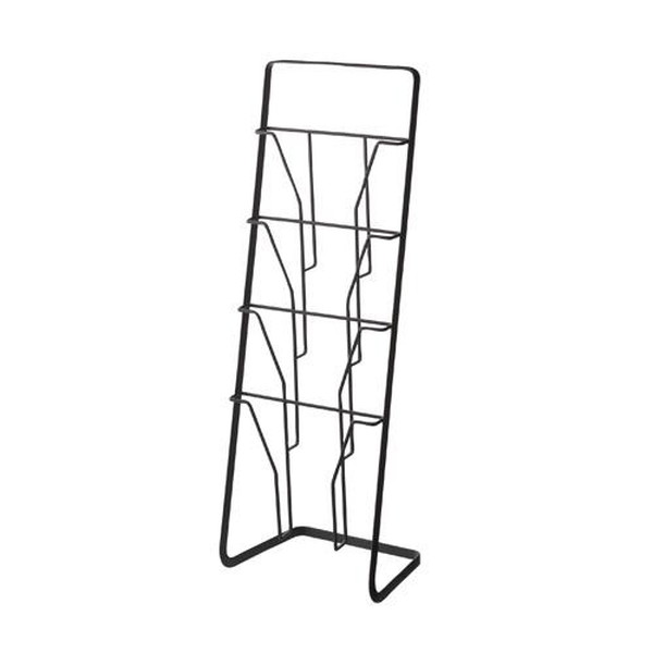 ●サイズ(mm)…250×180×710（H）●重量(kg)…1.3●材質…スチール（粉体塗装）●4冊収納用●場所をとらないタテ置きタイプ。原産国：中国【代引きについて】こちらの商品は、代引きでの出荷は受け付けておりません。【送料について】...