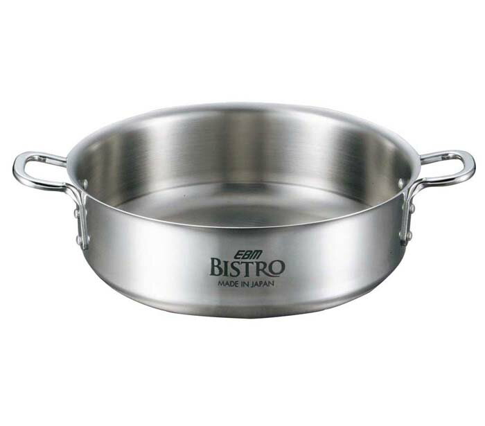 【商品説明】●電磁調理器は勿論、あらゆる熱源に適合。●優れた熱伝導、熱効率はまさにプロ向け。●軽量化で作業性も抜群●作業性を考えた大きめのハンドルでキッチンミトンをしたままでも握り易い大きめのハンドルです。●ステンレスの耐久性とアルミの軽さ...