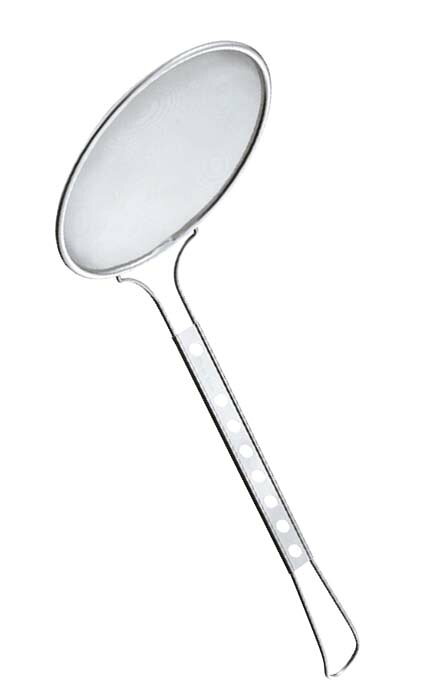 【商品説明】●荒目16メッシュ【外寸】揚げ部：φ180 柄：265 【材質】18-8ステンレス【代引きについて】こちらの商品は、代引きでの出荷は受け付けておりません。【送料について】北海道、沖縄、離島は送料を頂きます。